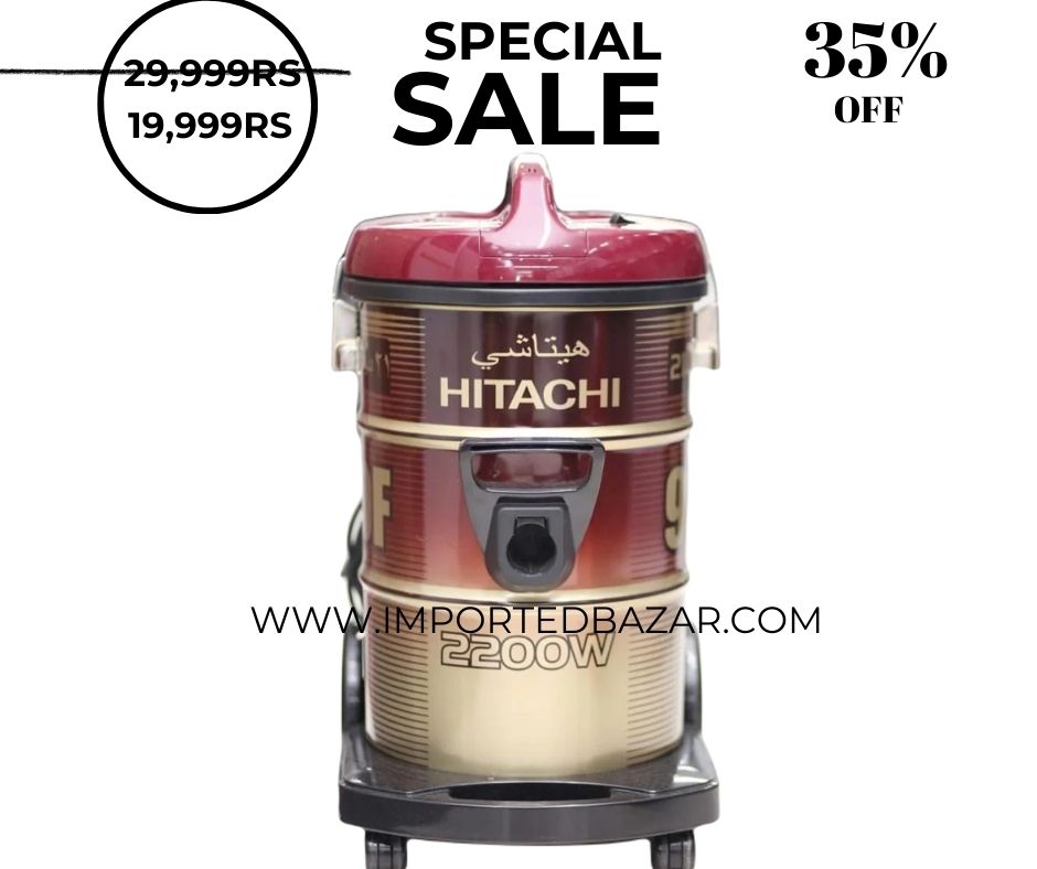 Hitachi CV-950Y – Drum Vacuum Cleaner – 25 Liters – Imported Bazar